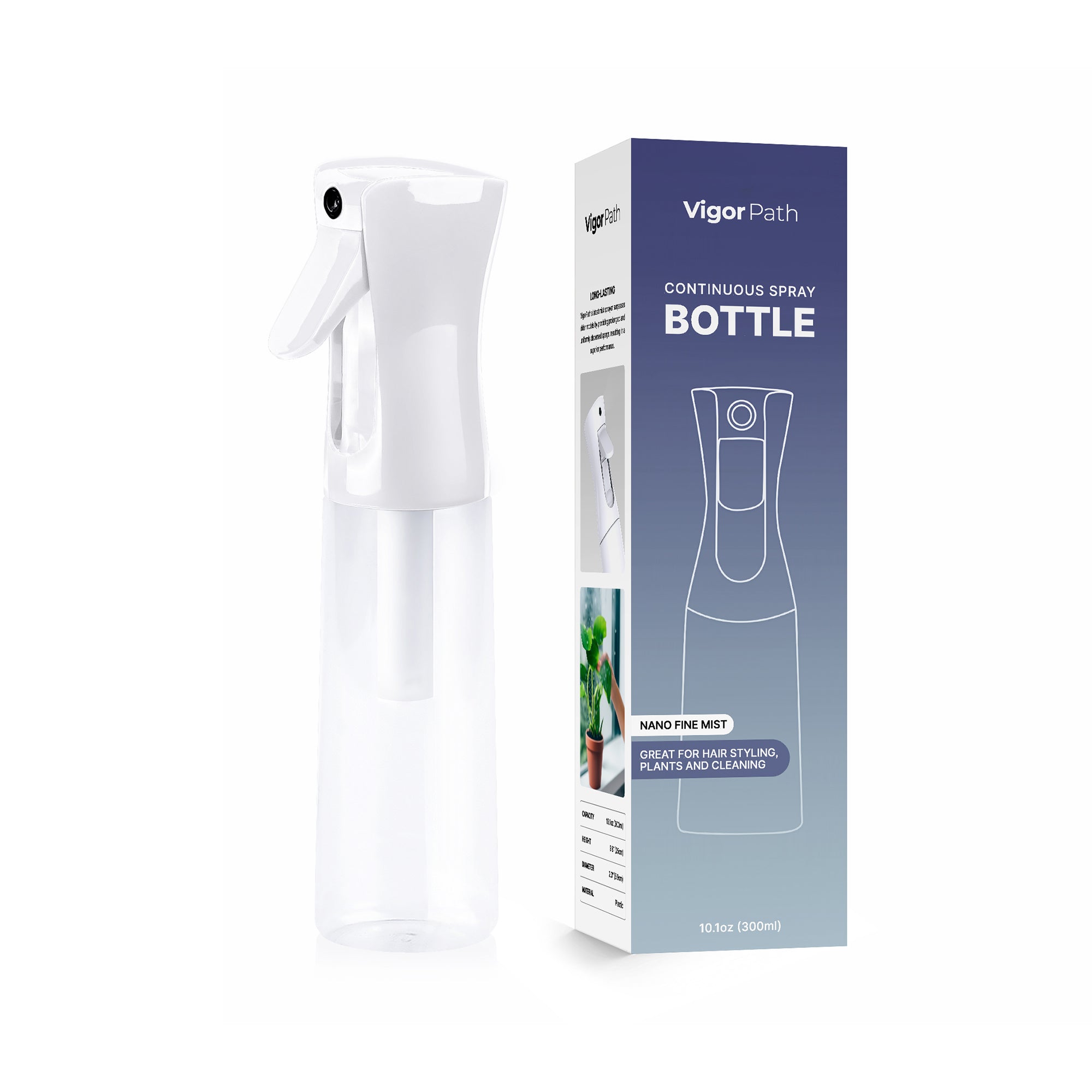 Continuous Spray Bottle with Ultra Fine Mist – Vigor Path
